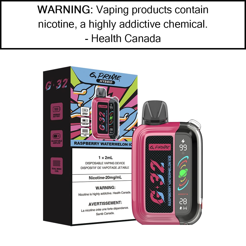 G-Prime 32K | Disposable 20 mg/mL | VAPE - All Day Vapes