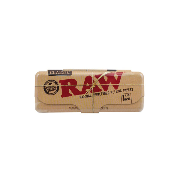 Raw | RAW Metal Paper Case - 1 1/4 - Herbal | All Day Vapes