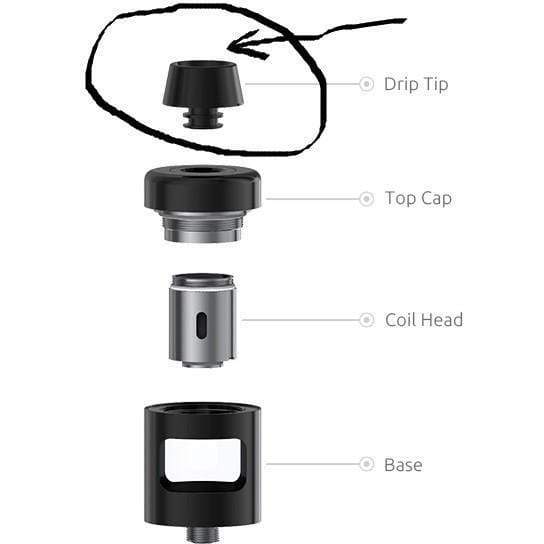 SMOK | Helmet Mouth Piece - Mouthpieces | 510 Drip Tip | All Day Vapes