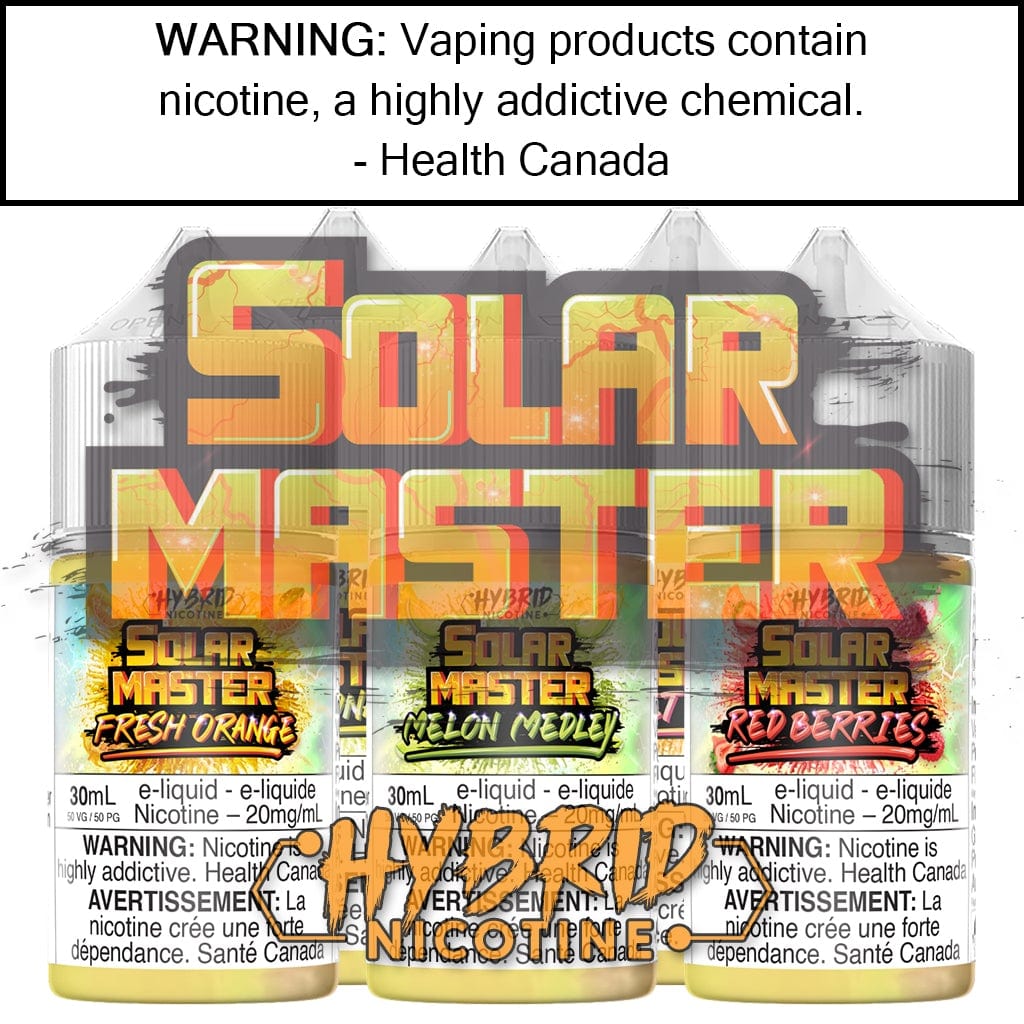 Solar Master | All Day Vapes | Hybrid Nicotine | Salt Nicotine